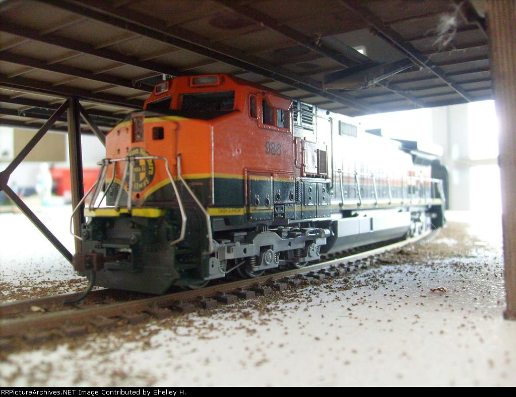 My BNSF engine #986